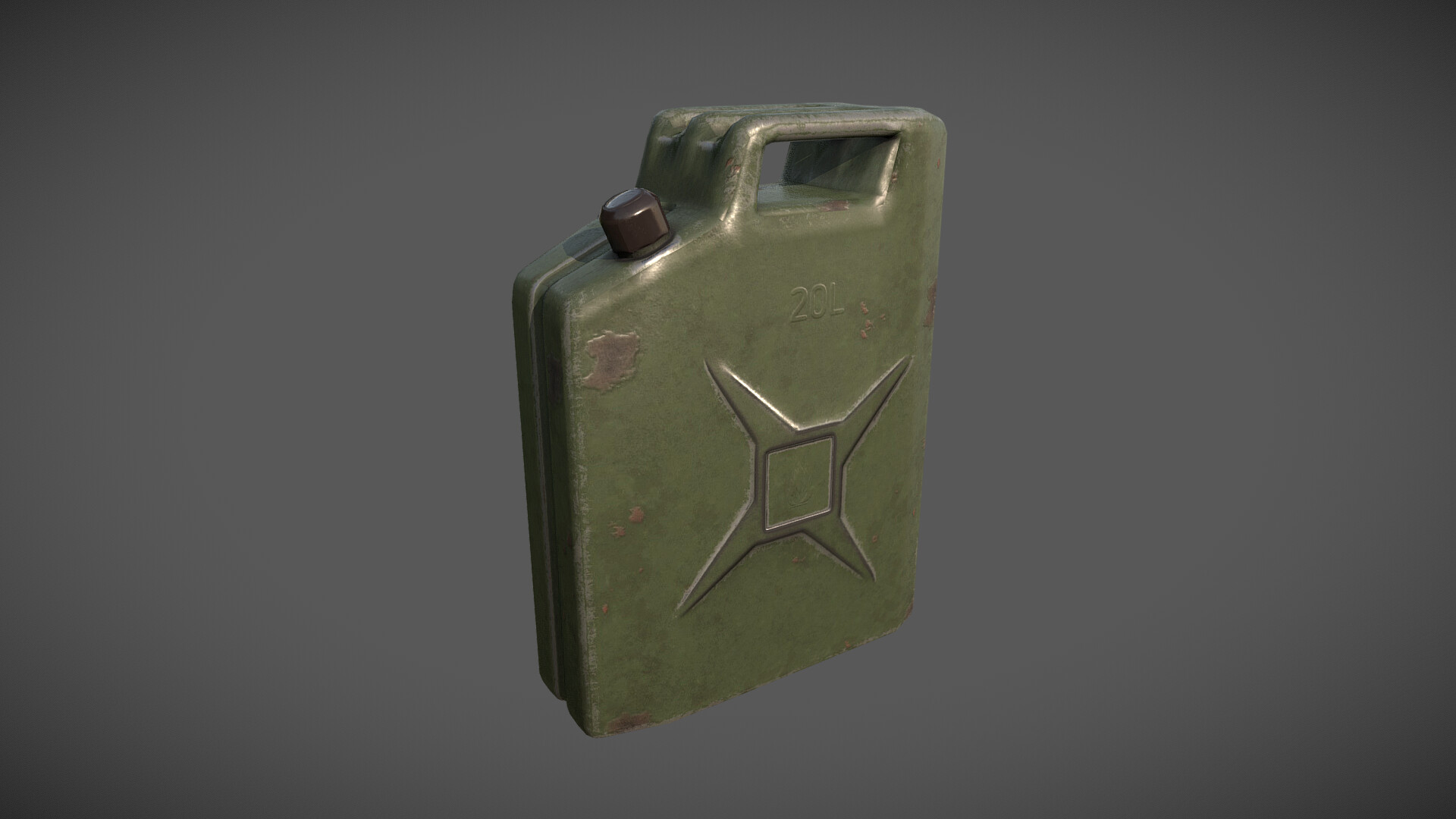 ArtStation - Jerry Can - Game Ready PBR