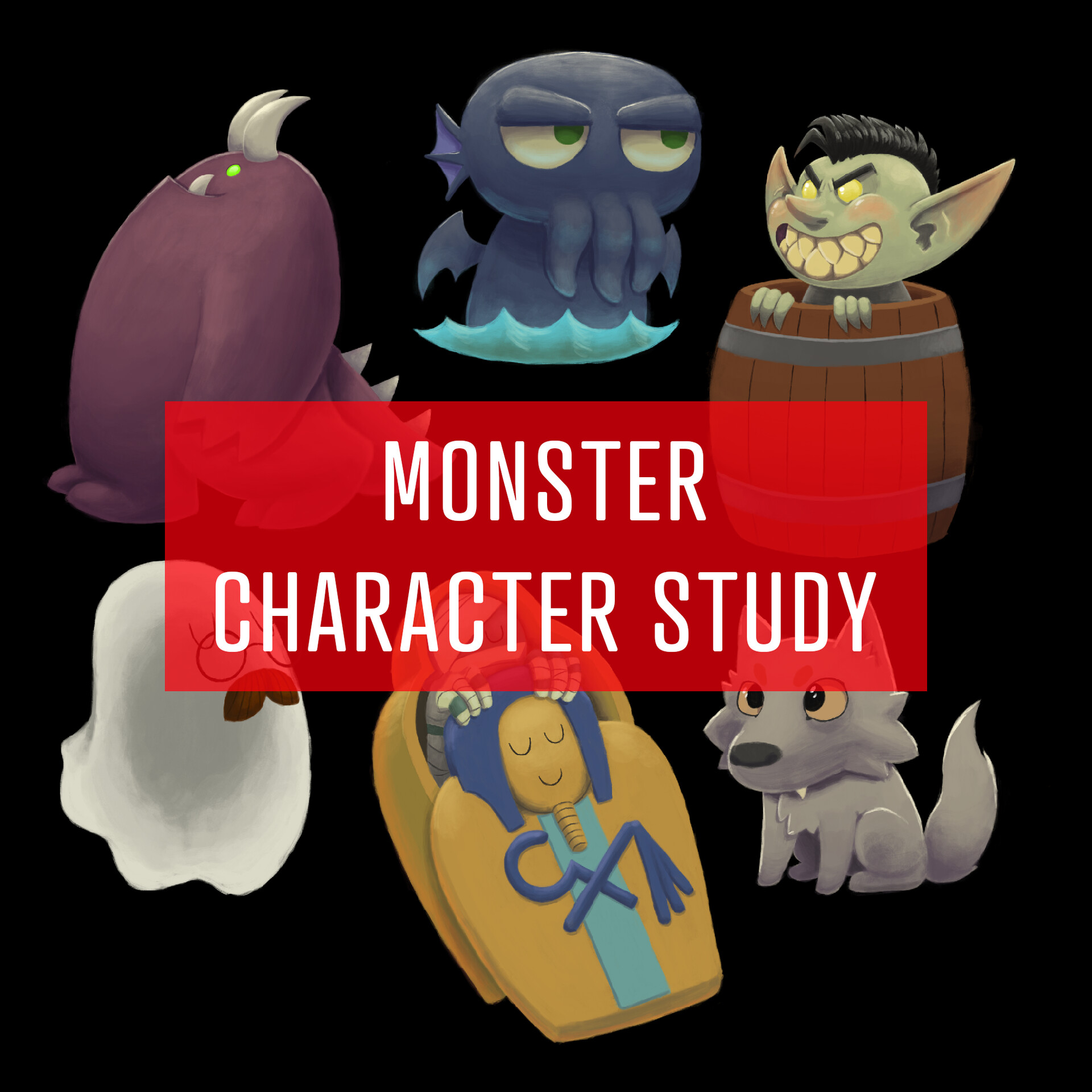 ArtStation - Monster Character Study