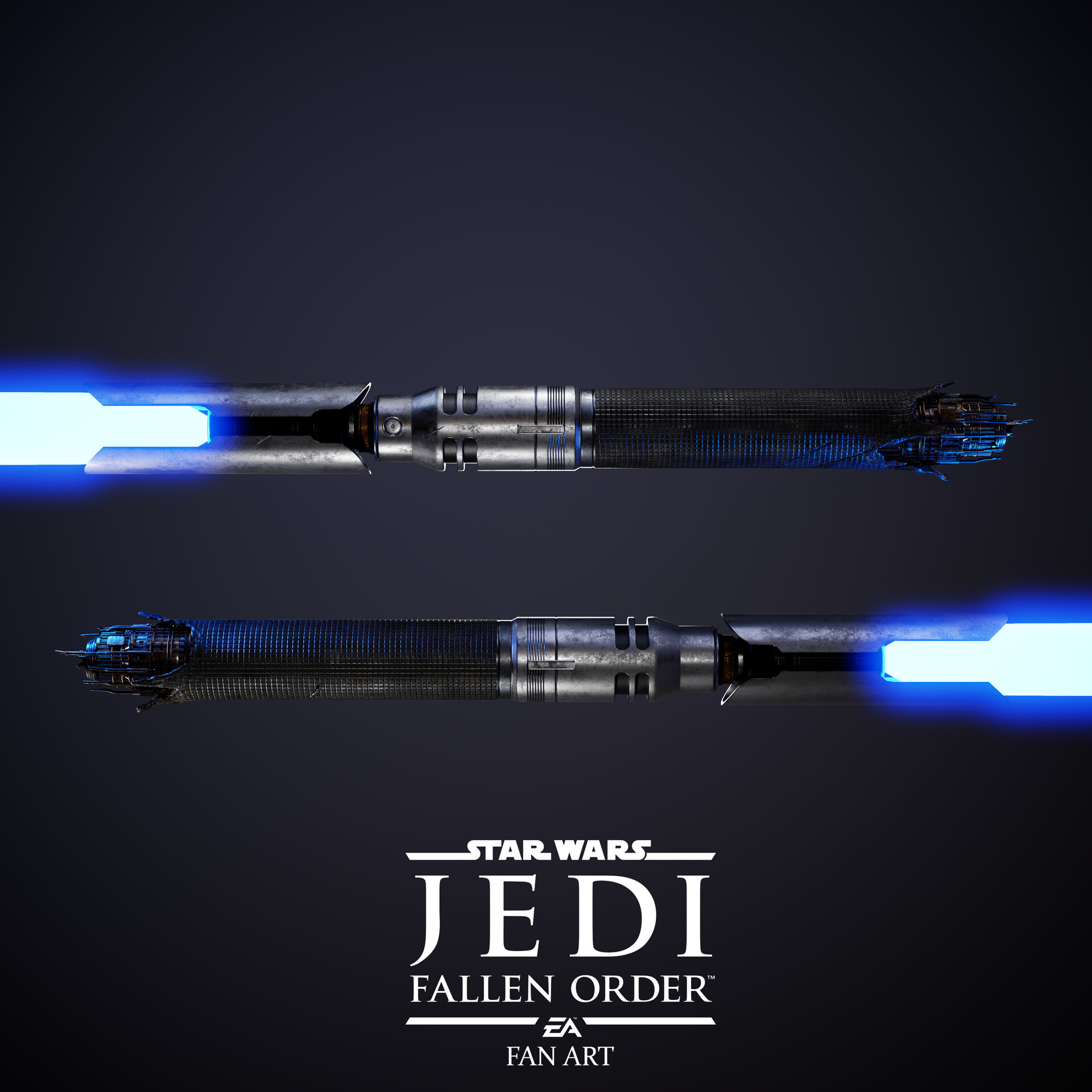 ArtStation - Cal's Lightsaber Fan-Art JEDI: Fallen Order