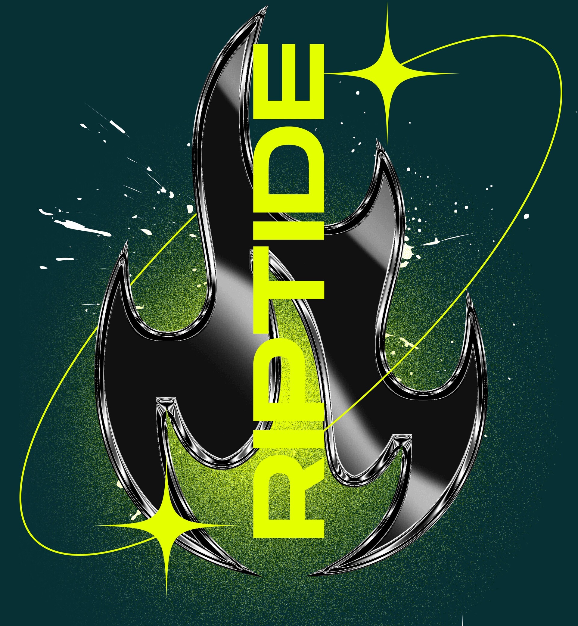 ArtStation - Beartooth - Riptide Single Lyrics Fan Poster