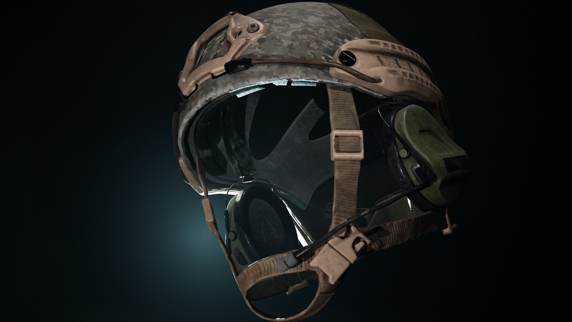 ArtStation - Ops Core Base Jump Helmet 3D Model