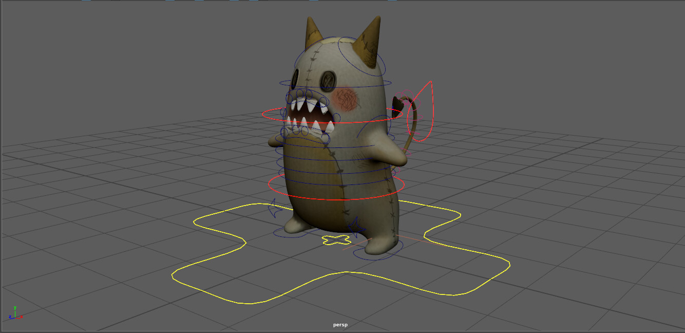 ArtStation - Weaver - character rig and animation