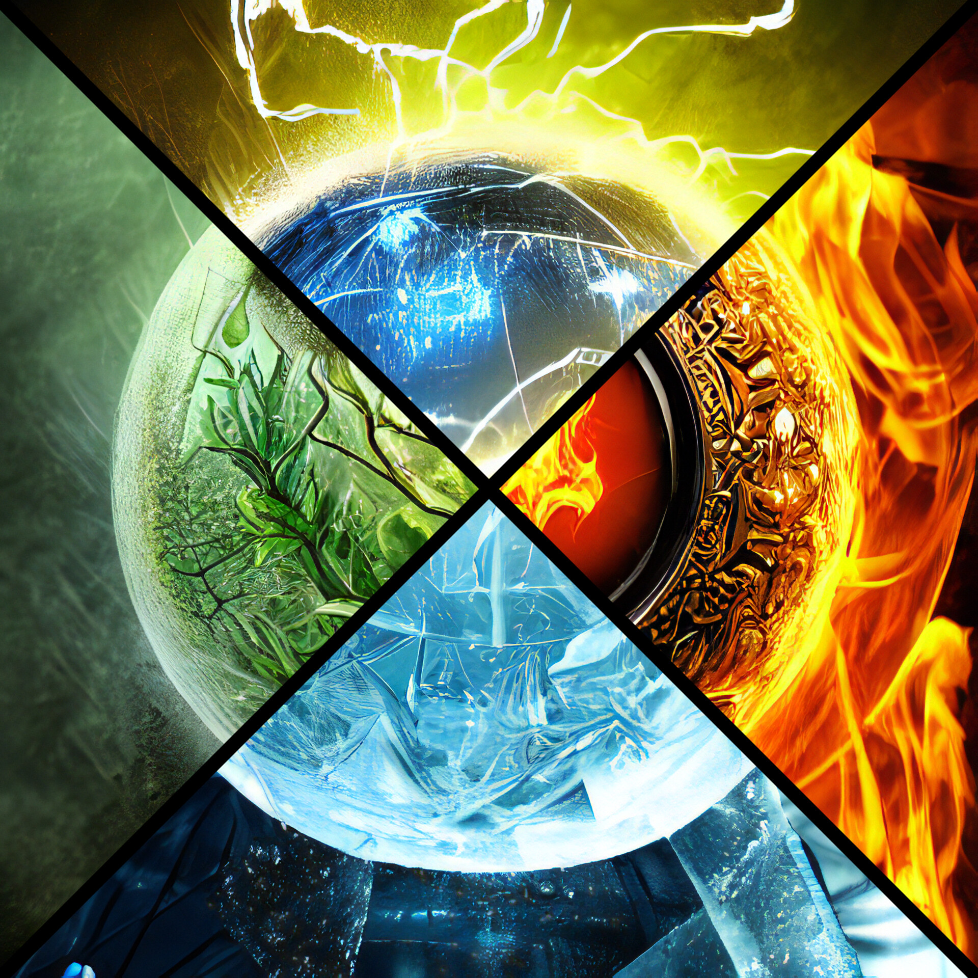 ArtStation - [AI] Elemental Orbs