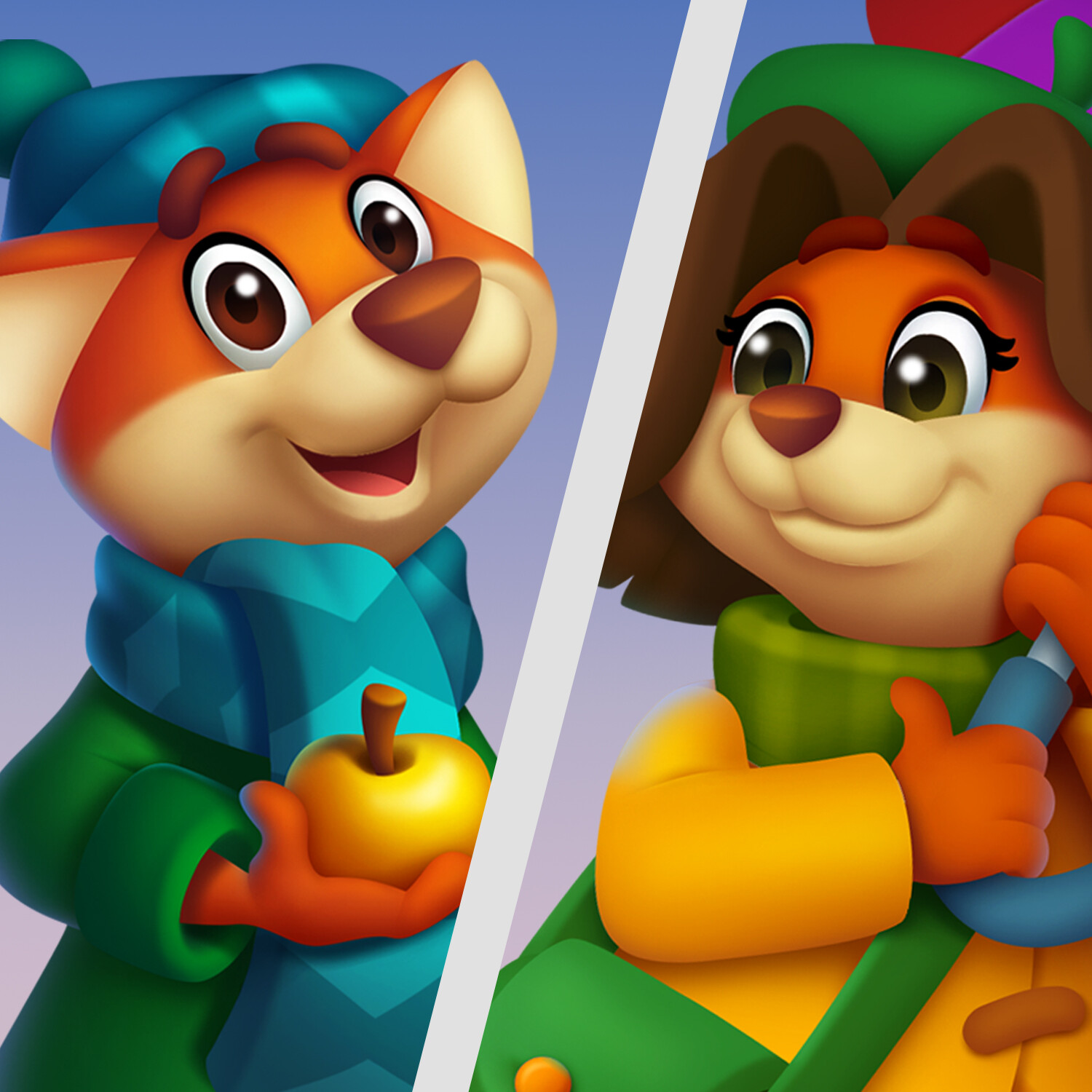 ArtStation - Fox team, characters