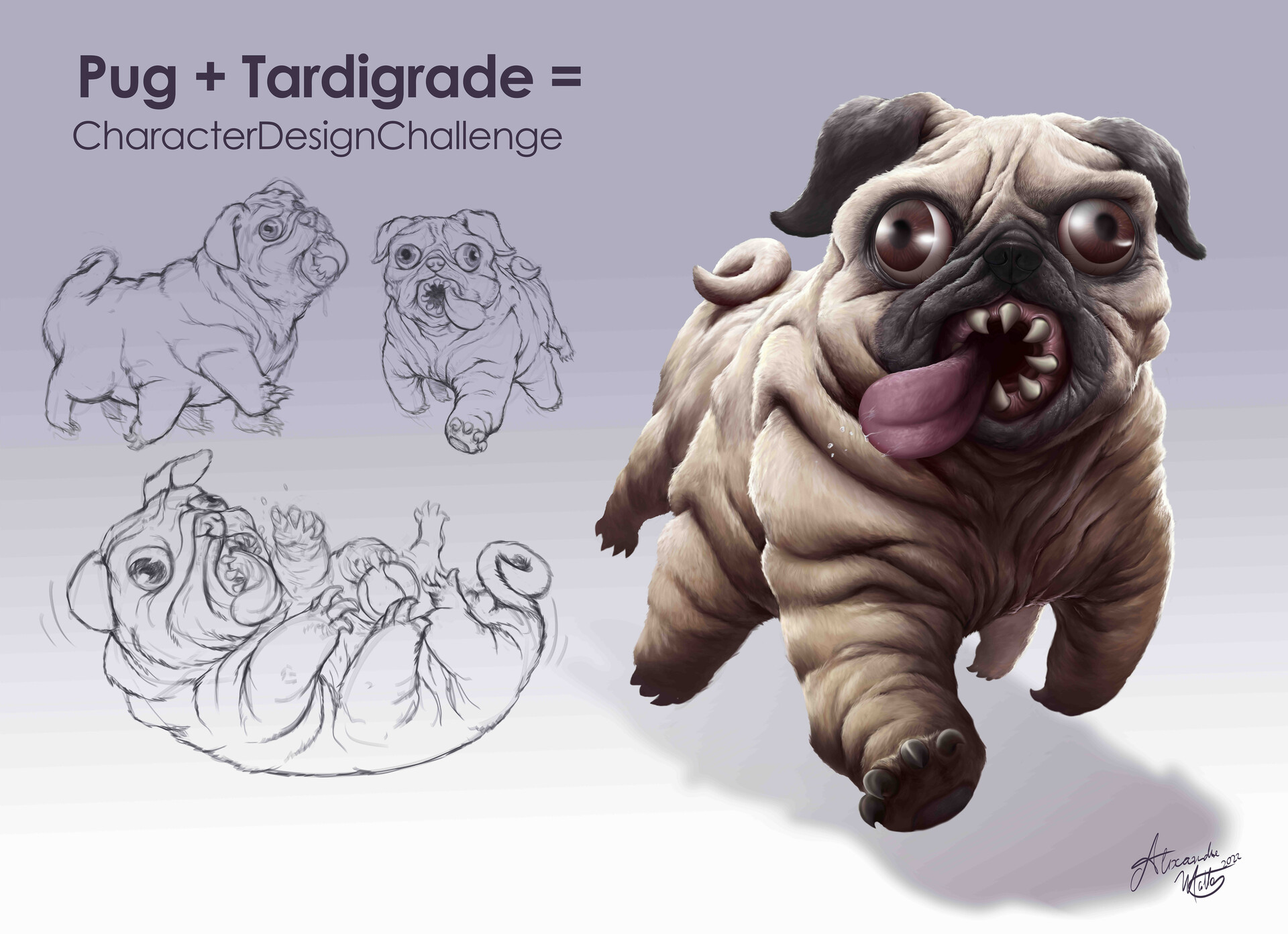 ArtStation - Tardigrade + Pug