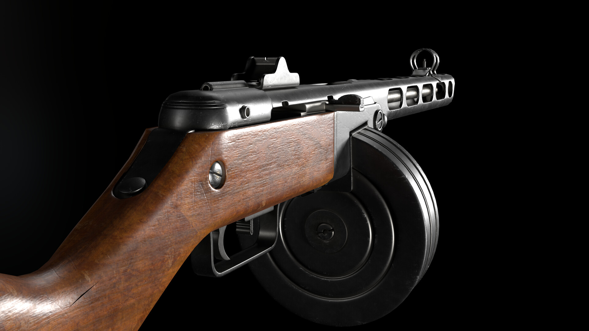 ArtStation - PPSH-41 Submachine Gun