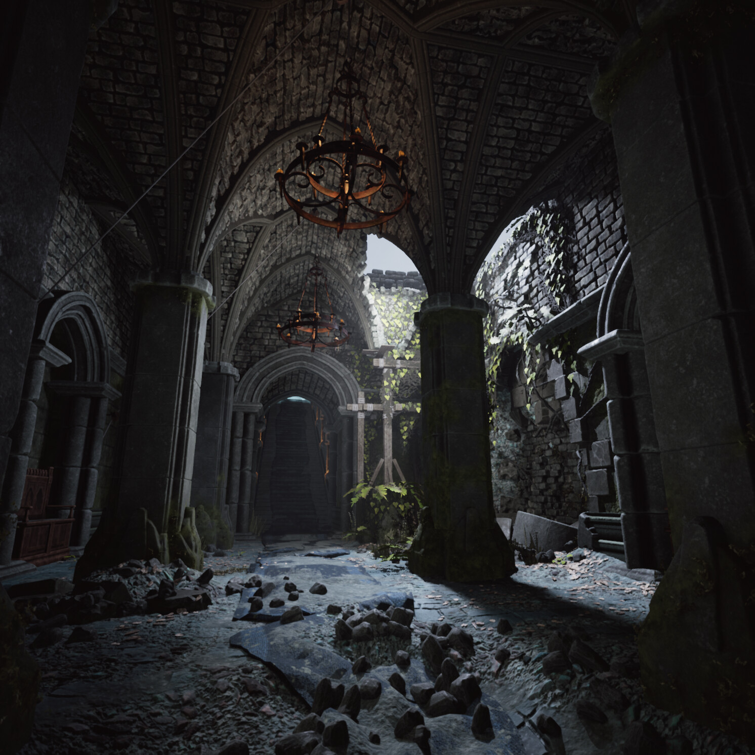 ArtStation - Demon's Souls Environment Study - Ben LePage 2022