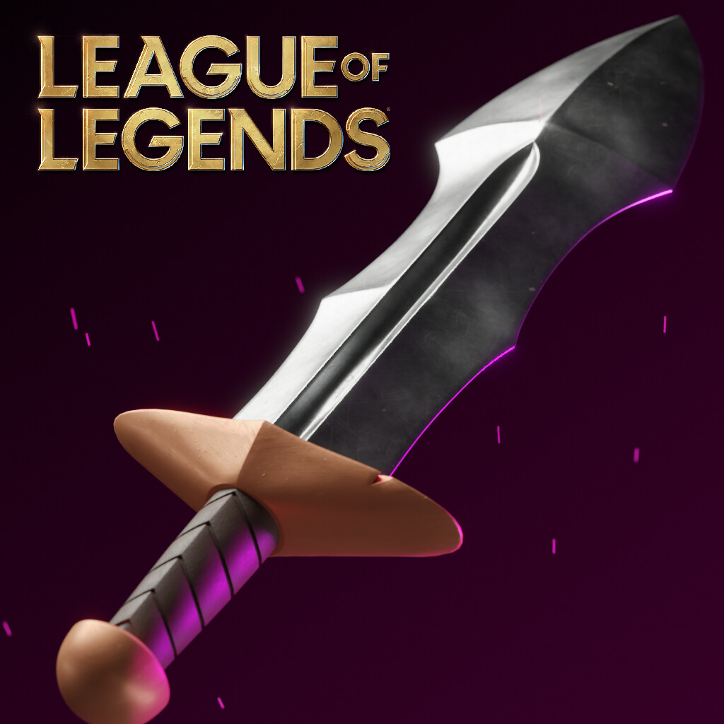 ArtStation - league of legend Item Modeling -Doran Sward-