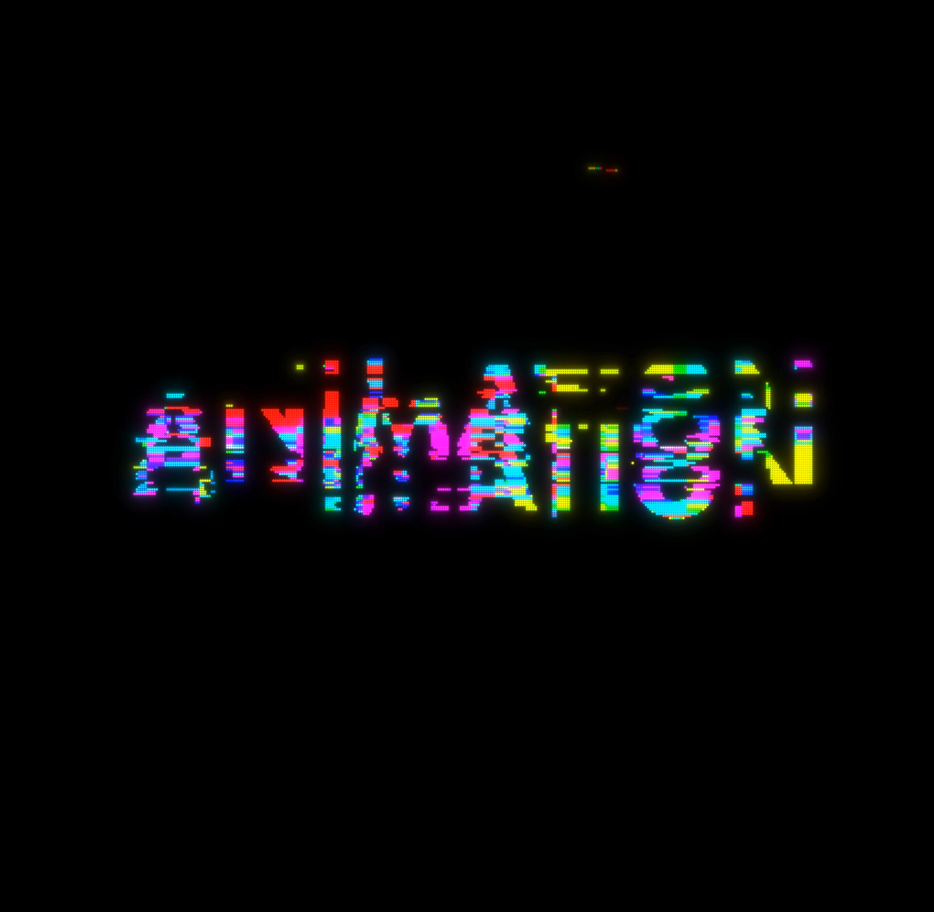 ArtStation - Glitchy Text Animation