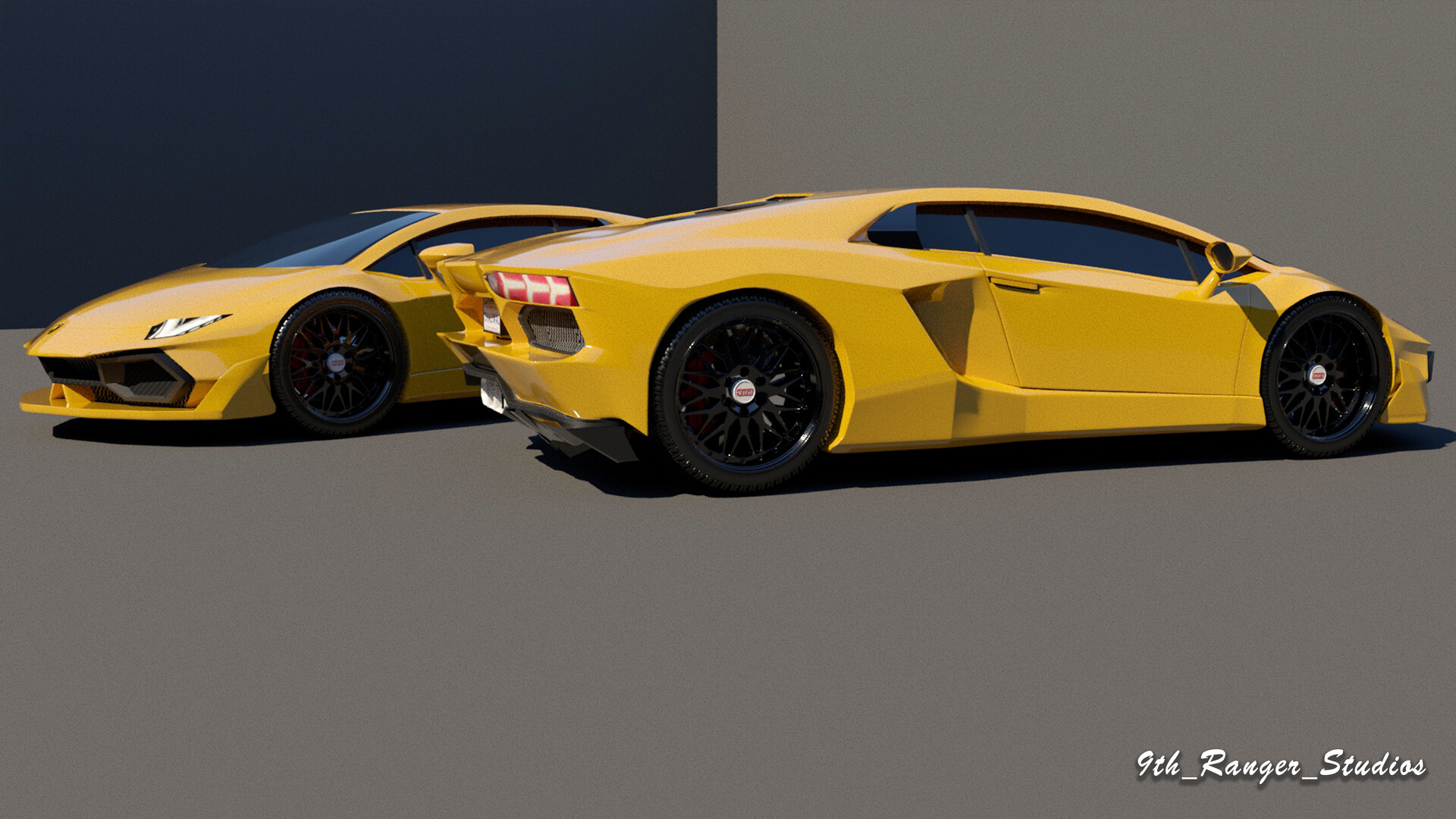 ArtStation - Lamborghini Aventador 3D Model