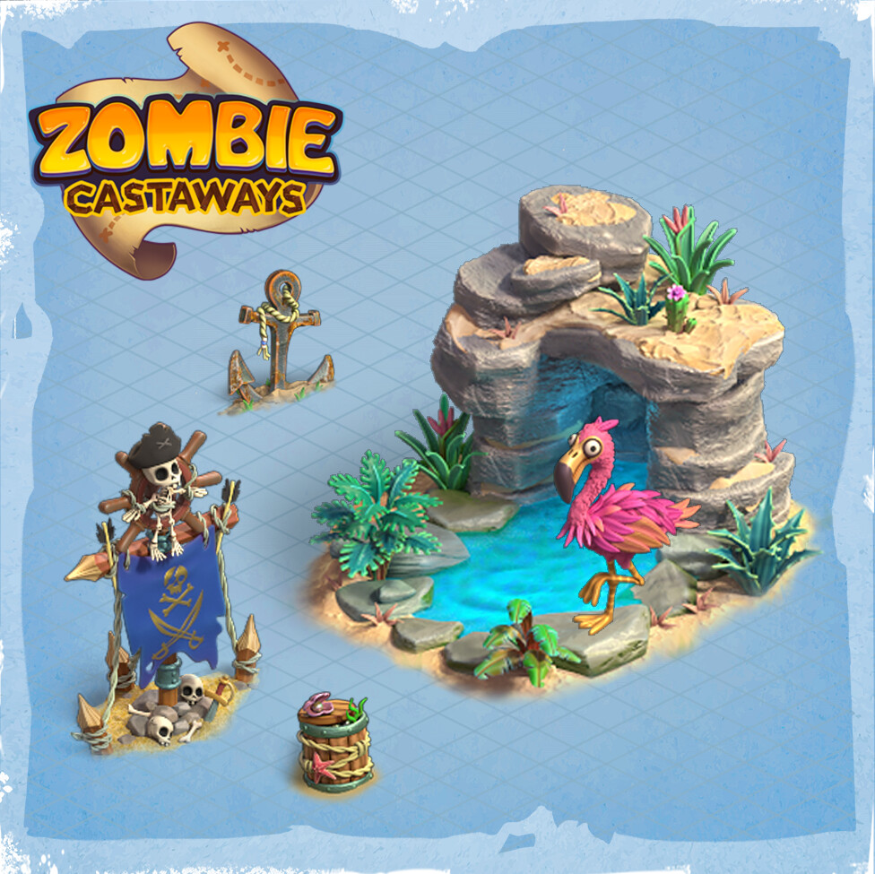 ArtStation - Zombie Castaways