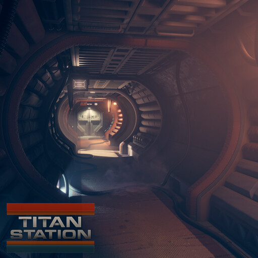 ArtStation - Titan Station - Hub