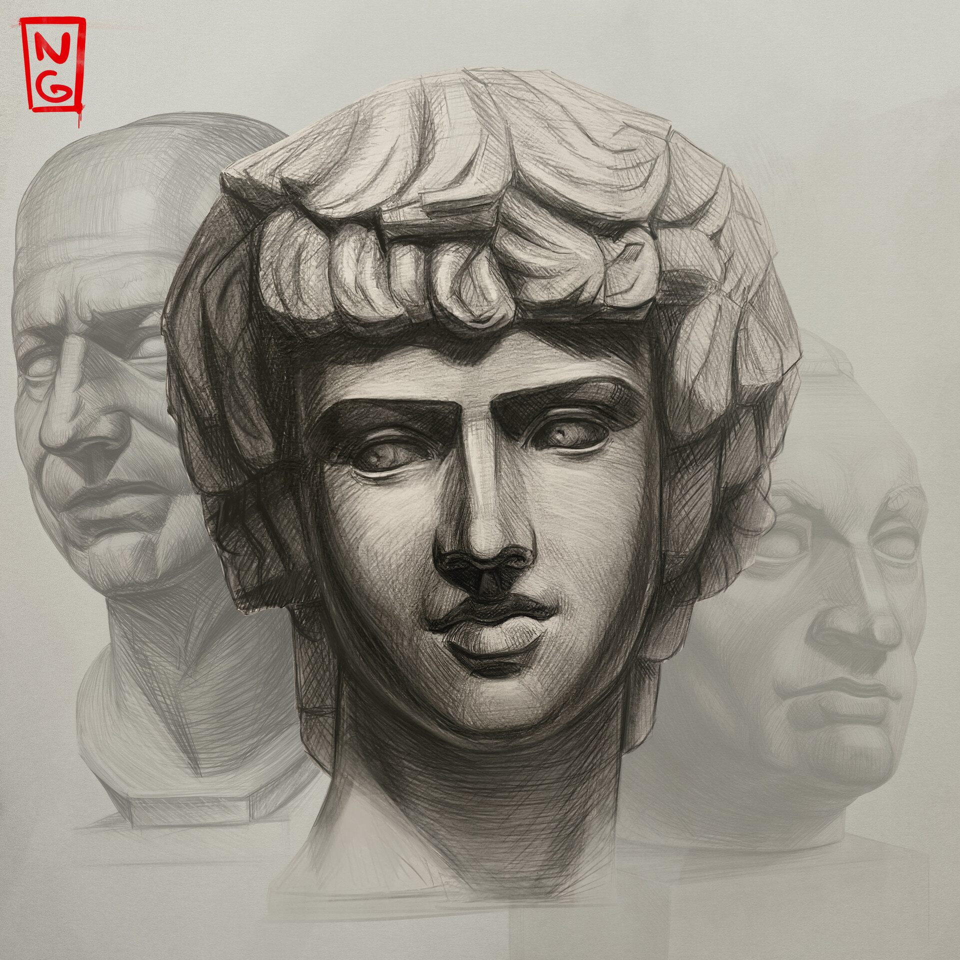 ArtStation - Plaster heads