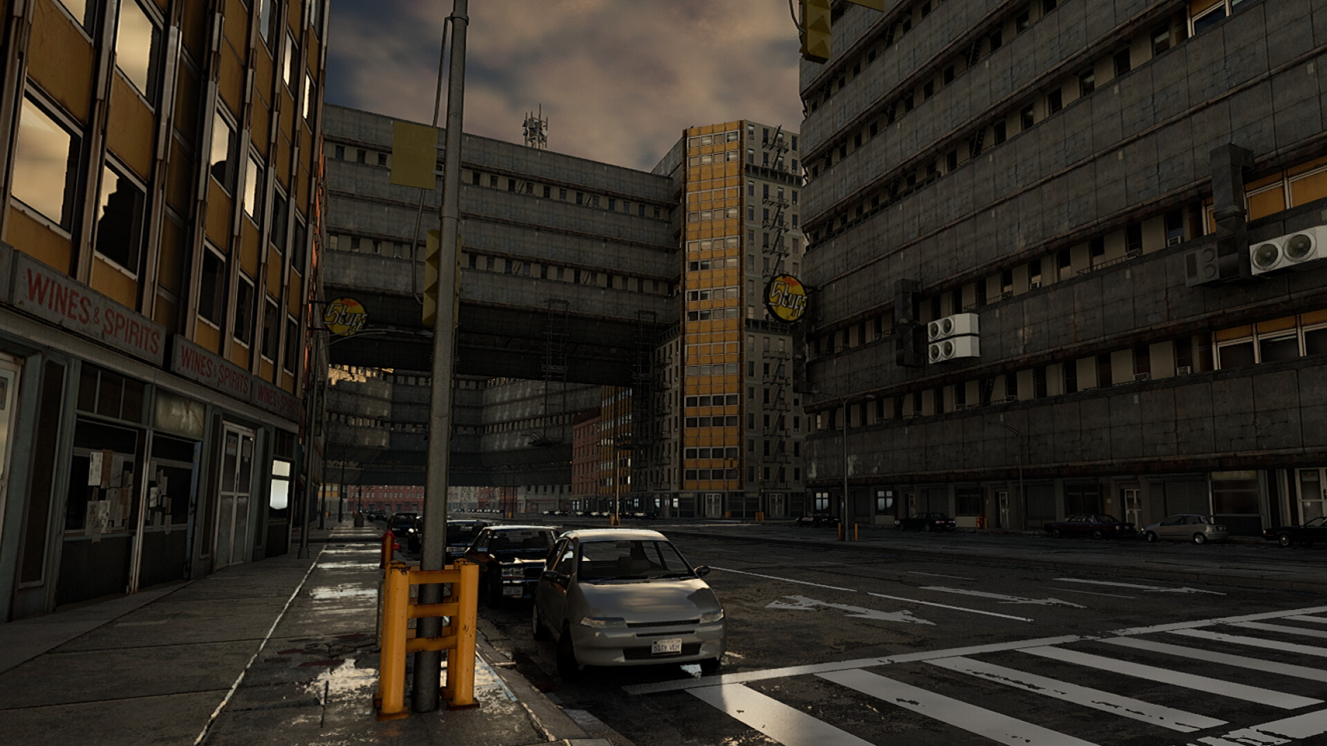 ArtStation - American Type Modular Buildings - Game assets