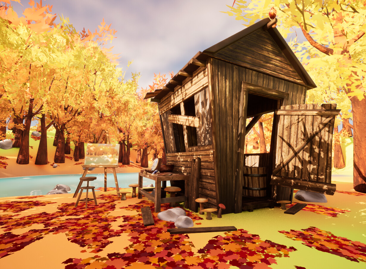 ArtStation - The artist's shack