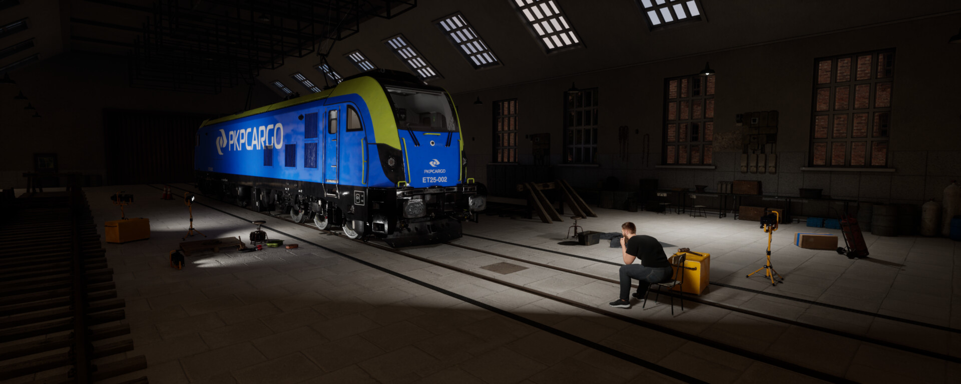 ArtStation - ET25 - Dragon Locomotive in depot