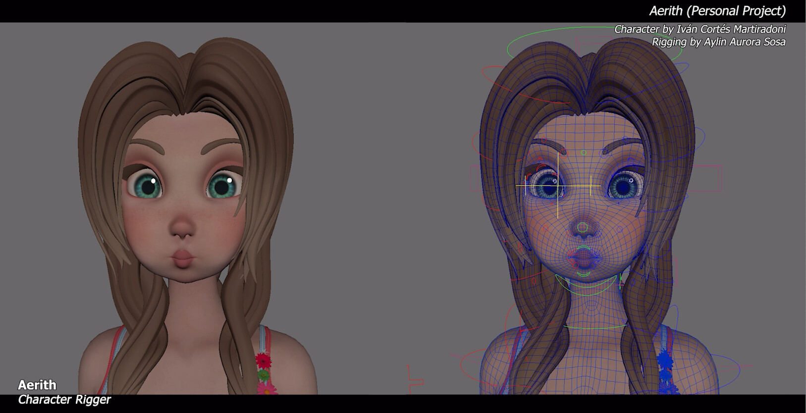 Aylin Aurora Sosa - Aerith (Fan Art)