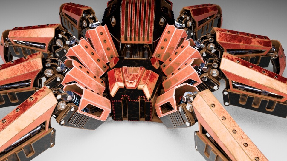 ArtStation - Spider Robot