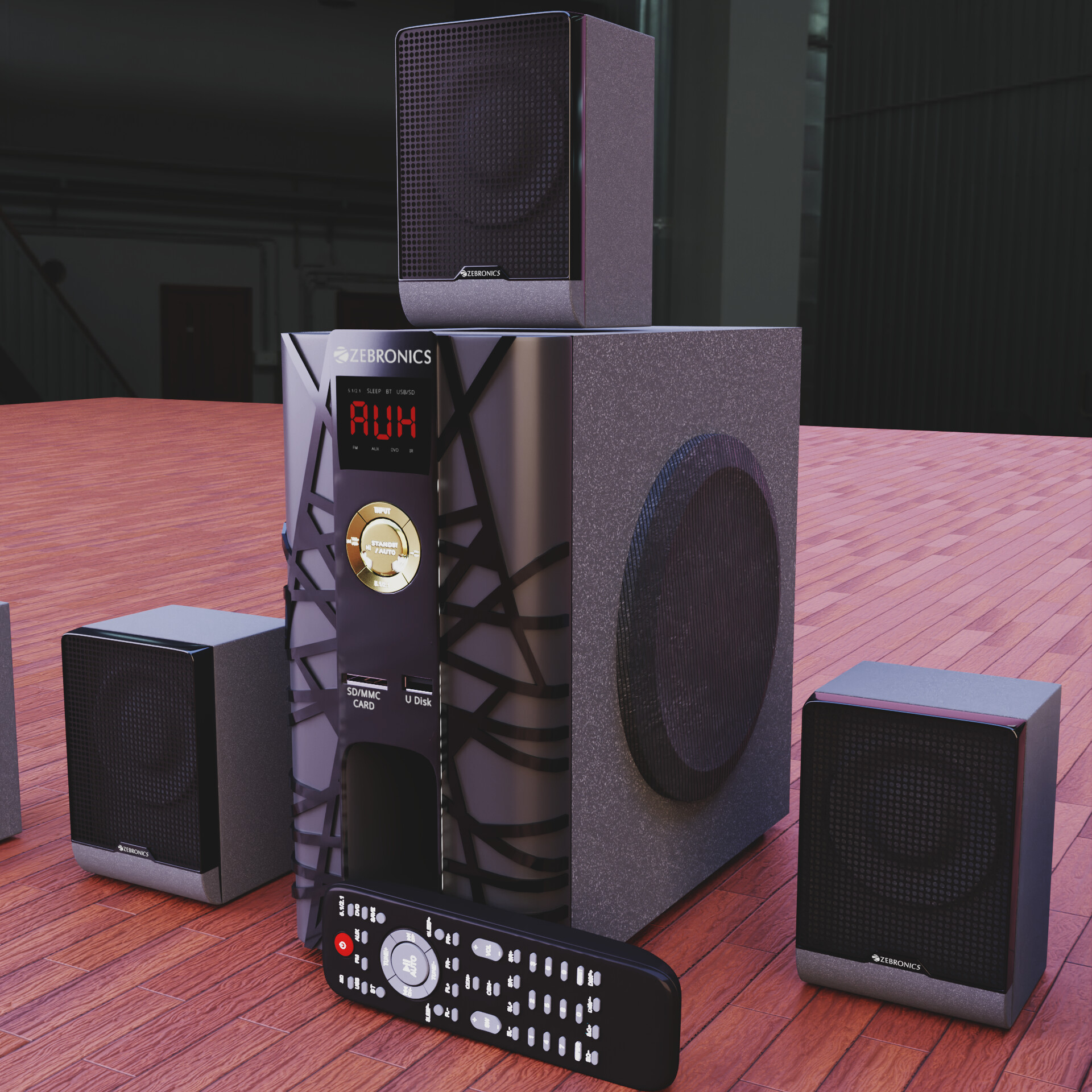 ArtStation - Zebronics 5.1 Music System