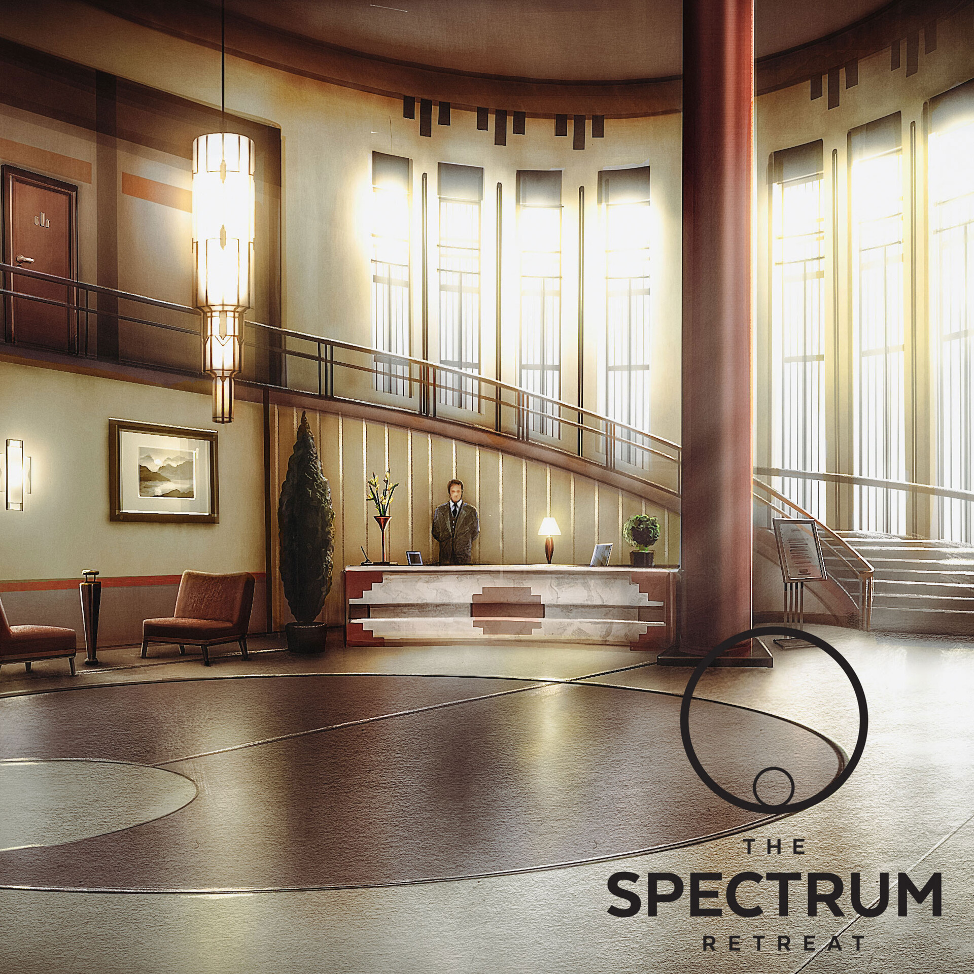 Jamie Martin - 'The Spectrum Retreat': Penrose hotel lobby concept