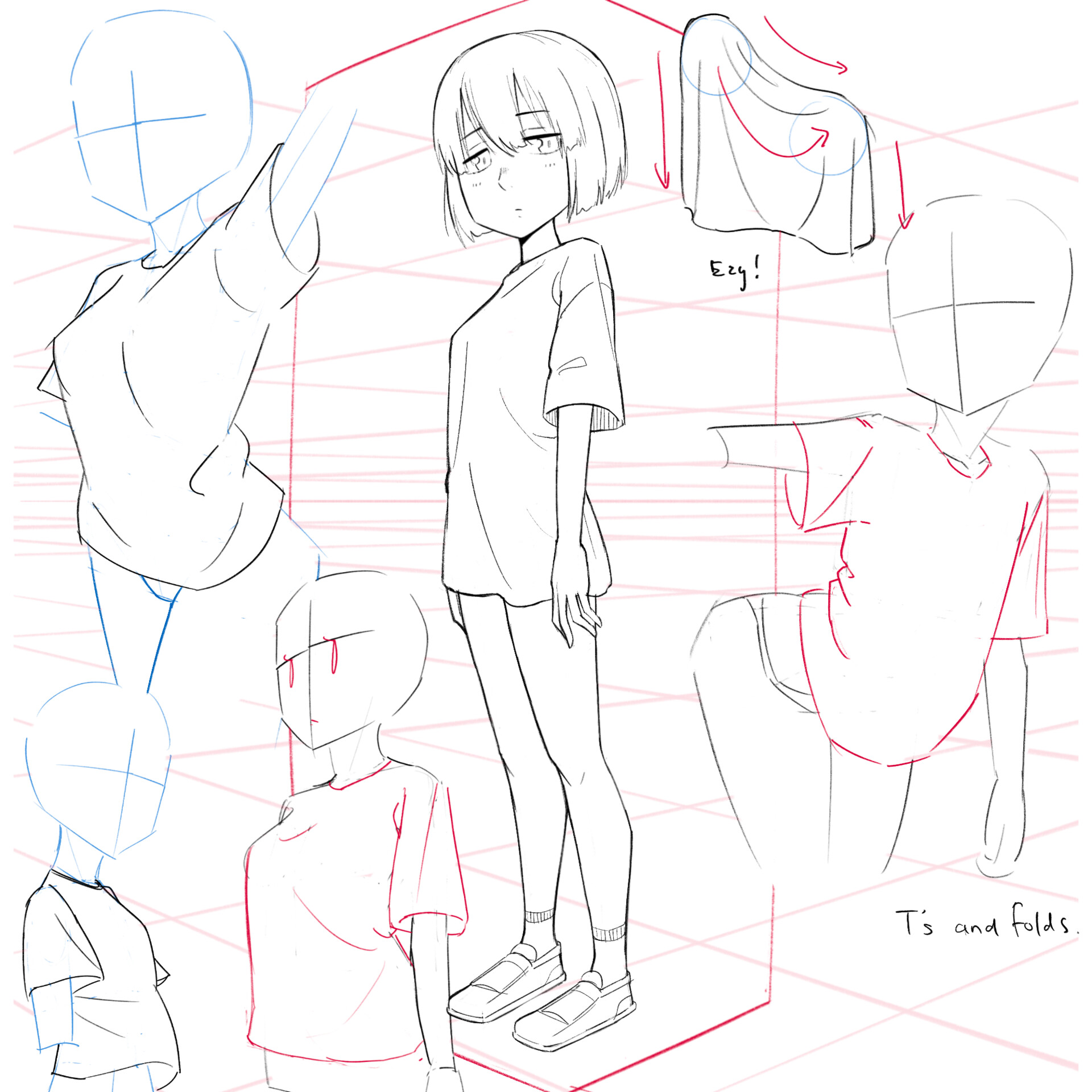 ArtStation - studying clothes and folds