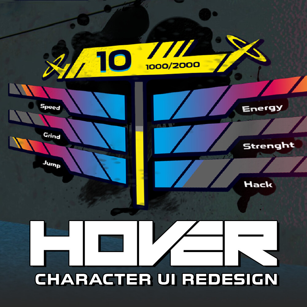 ArtStation - HOVER - Character select redesign