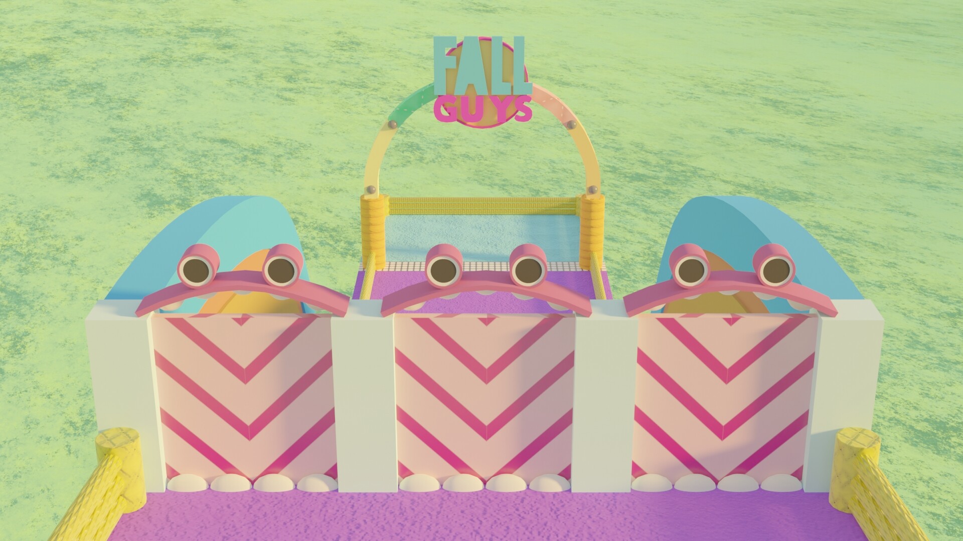 ArtStation - Fall Guys - Door Dash