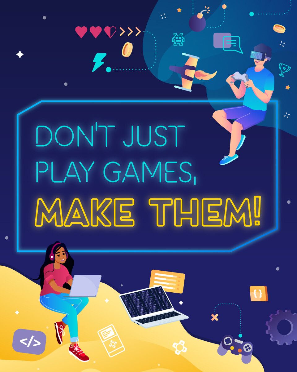 ArtStation - Don't Just Play Games Campaign