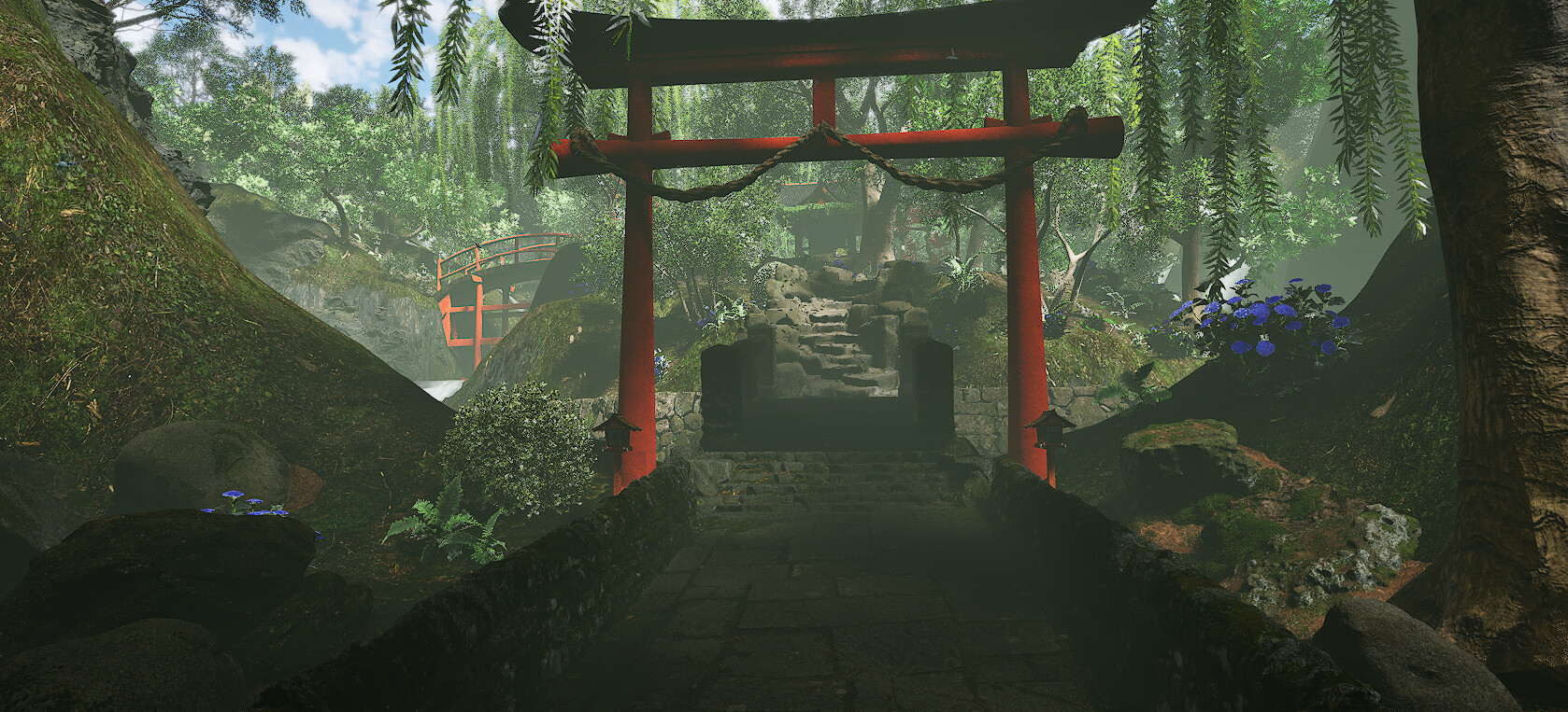 ArtStation - Japanese Shrine Trail - UE5