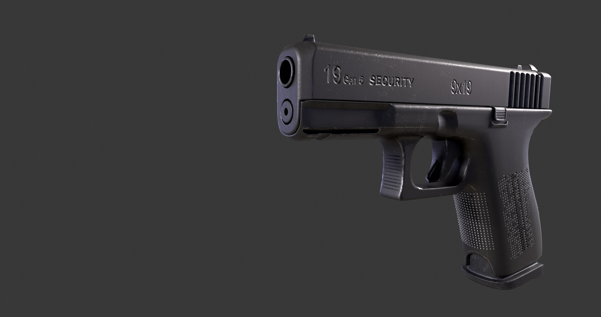 ArtStation - 19 Gen P Pistol