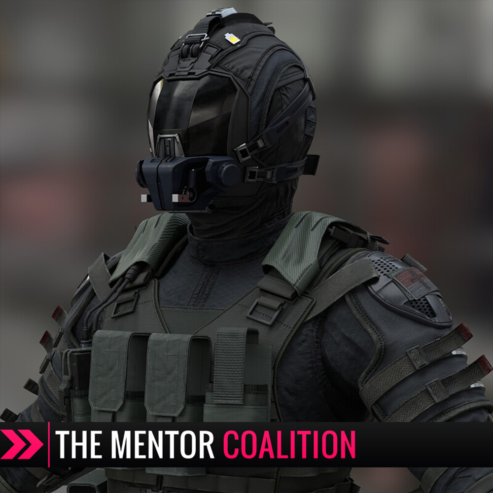 ArtStation - Mentor Coalition : COD - Specter lookdev close ups