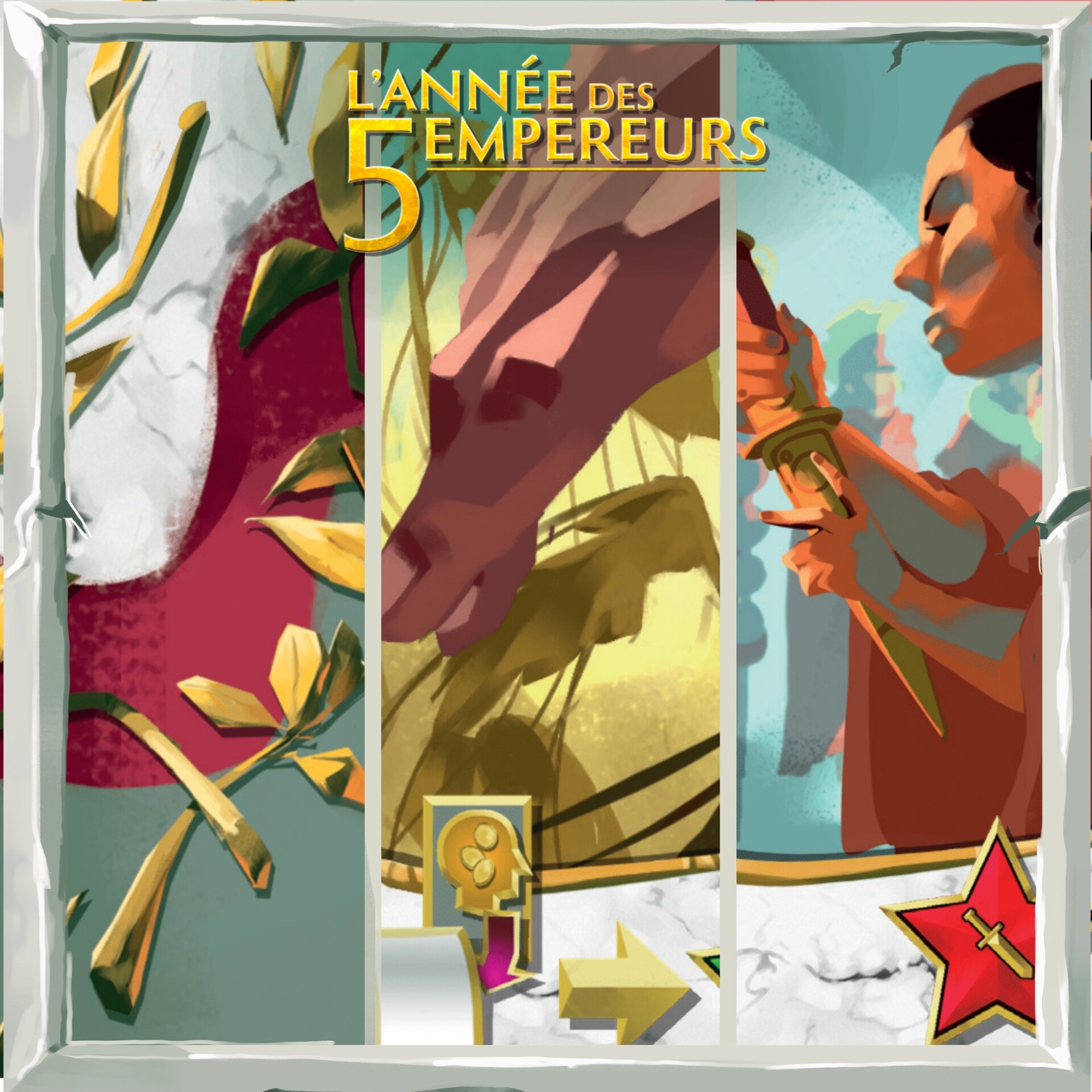 ArtStation - The Year of the 5 Emperors - A Game Flow Edition’s Board Game