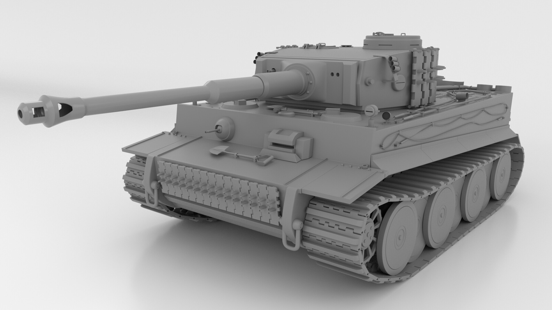 ArtStation - TIGER I Ausf H Panzer IV