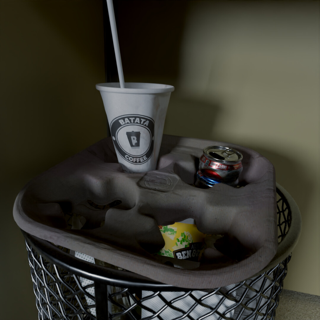 ArtStation - Fight Club Trash Scene