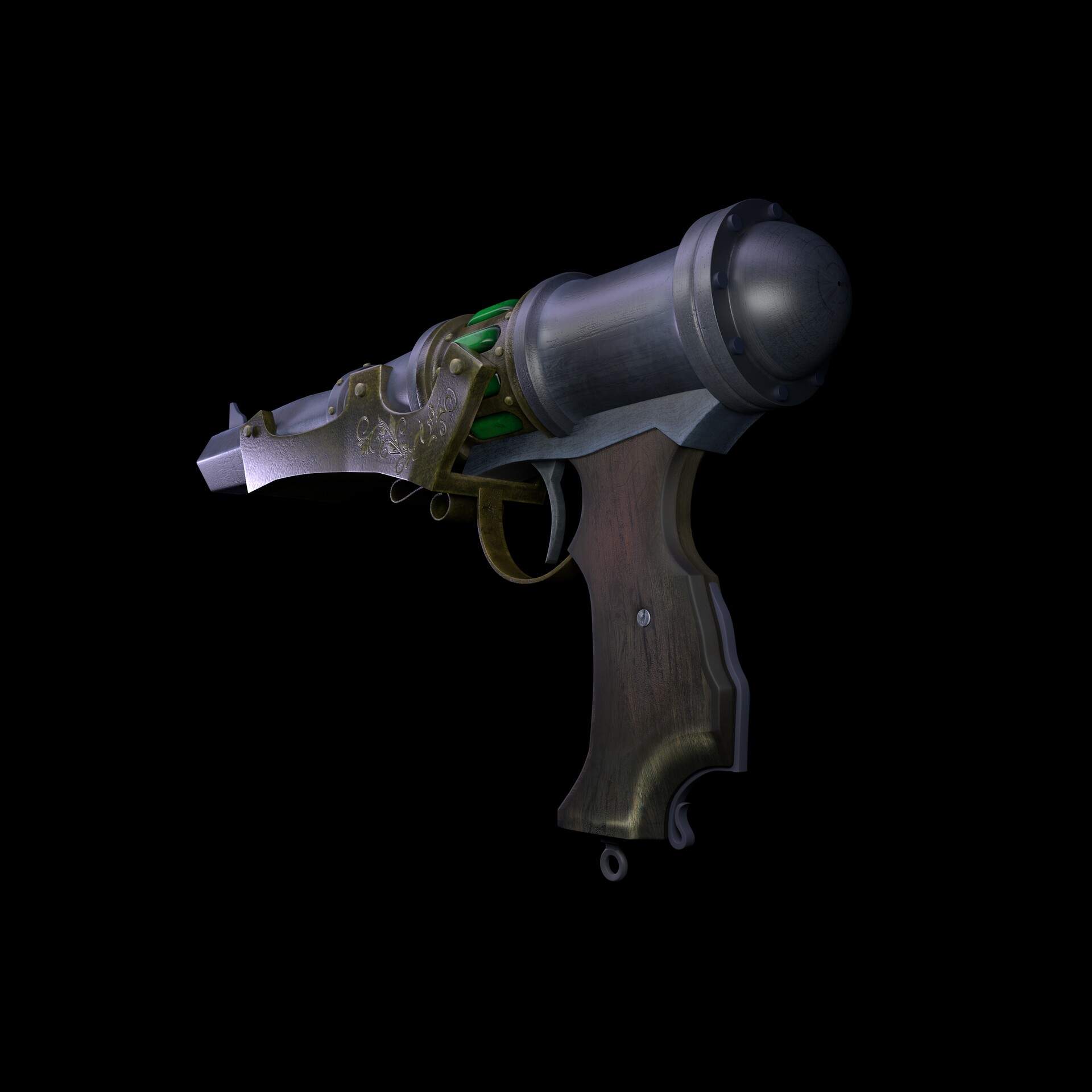 ArtStation - 3d Fictional Gun