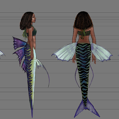 ArtStation - Mermaid- Character Layout