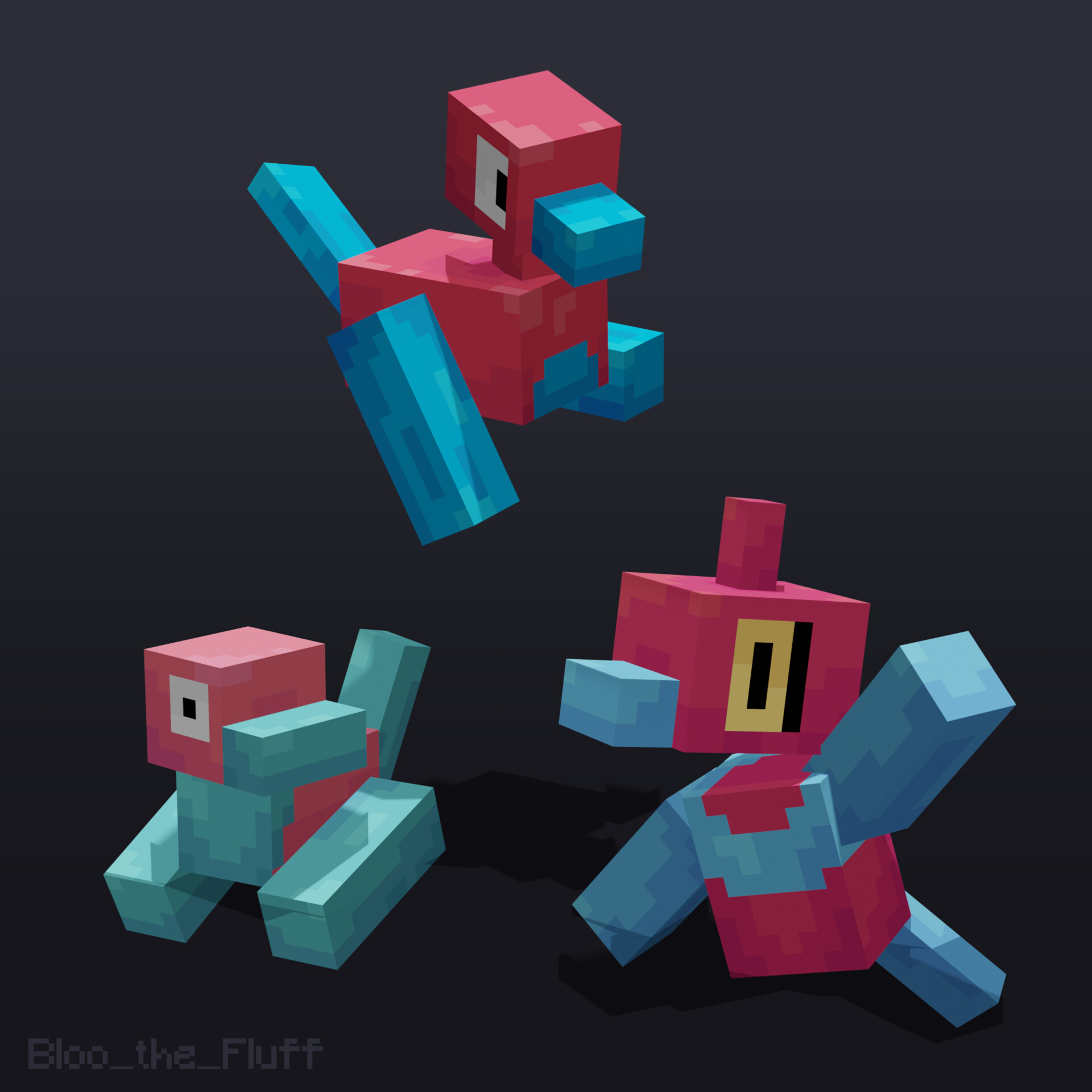 ArtStation - Voxel Porygon
