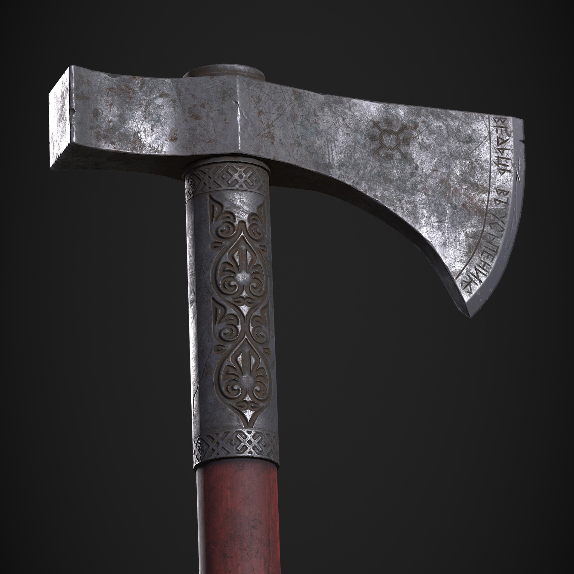 ArtStation - The Slavic style axe