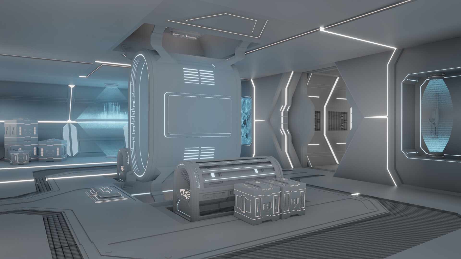 Hakan ER - Spaceship Interior Draft