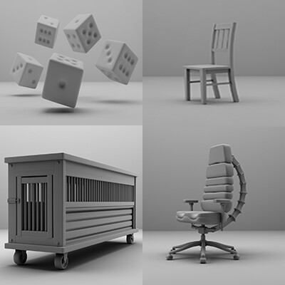 ArtStation - Principles of Game Design 3D Models