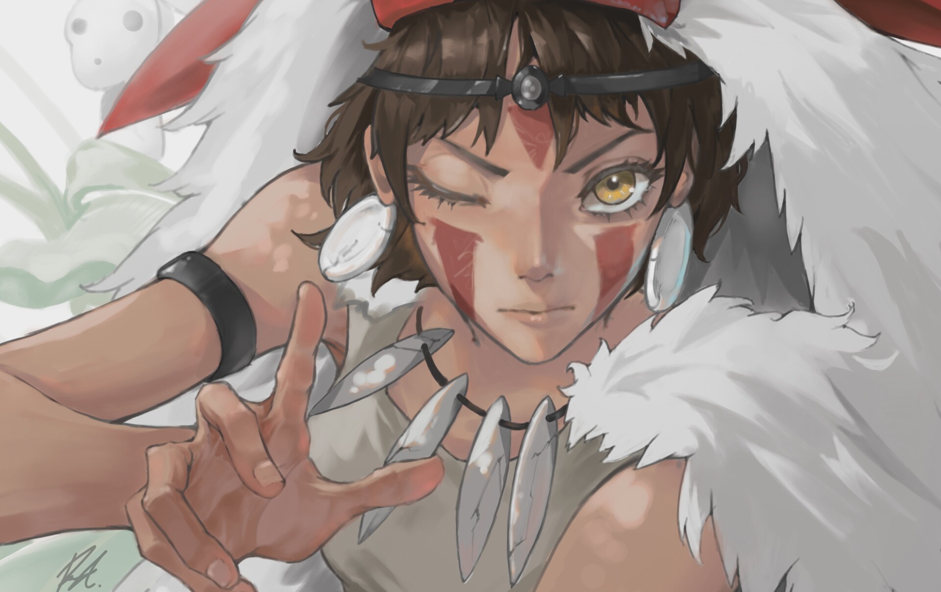 ArtStation - Princess Mononoke fanart