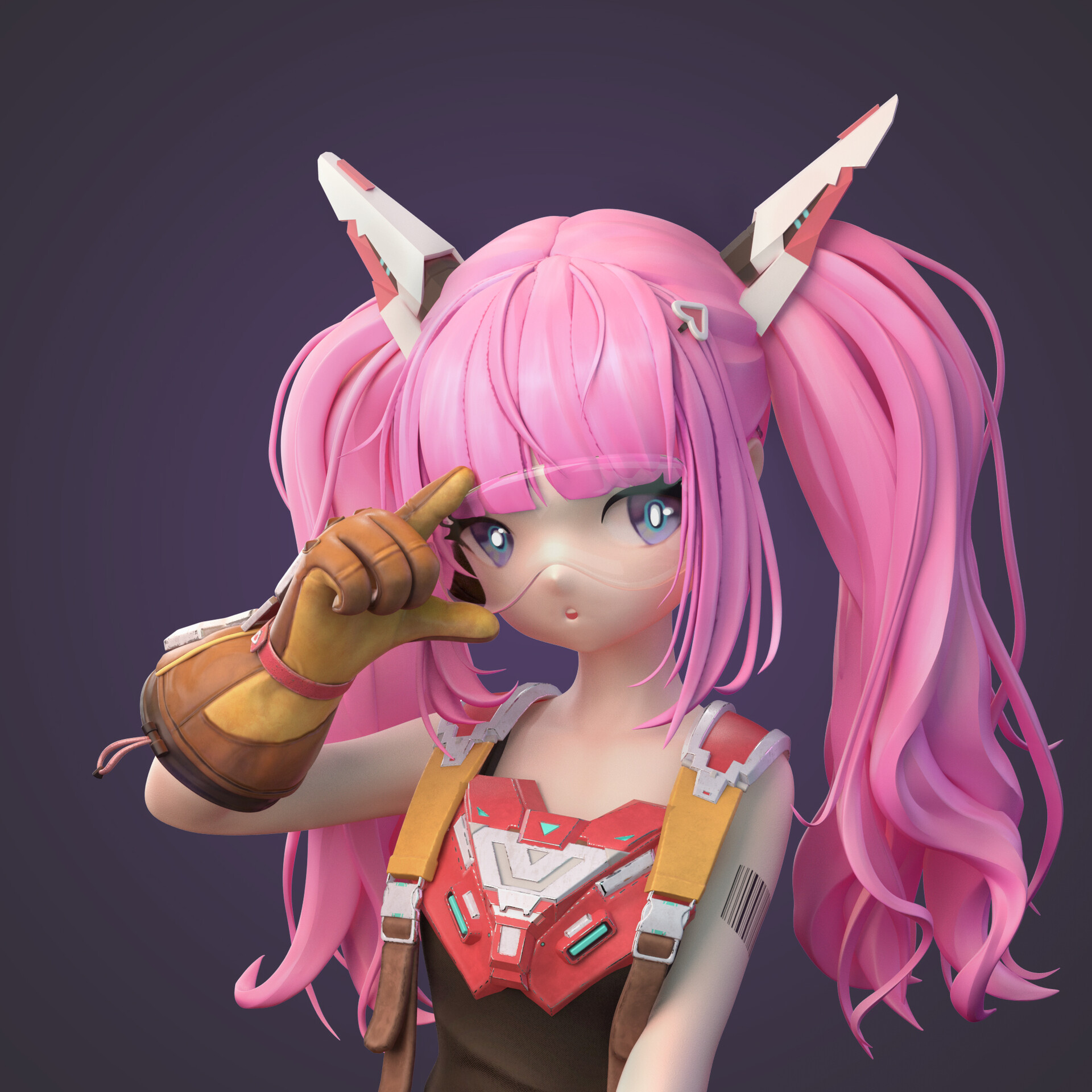 ArtStation - Engineer girl 3D