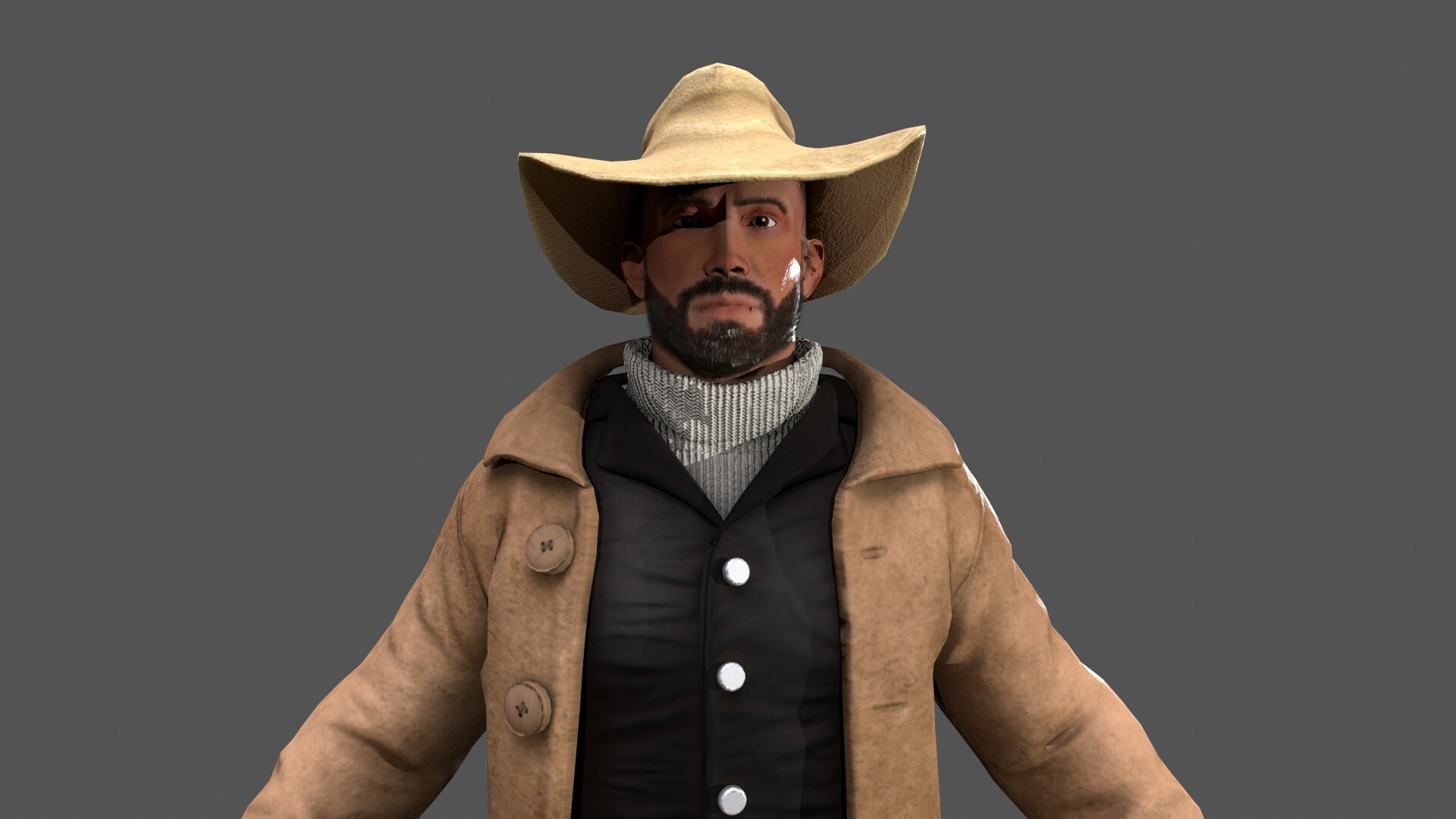 ArtStation - Cowboy(Real time Character)