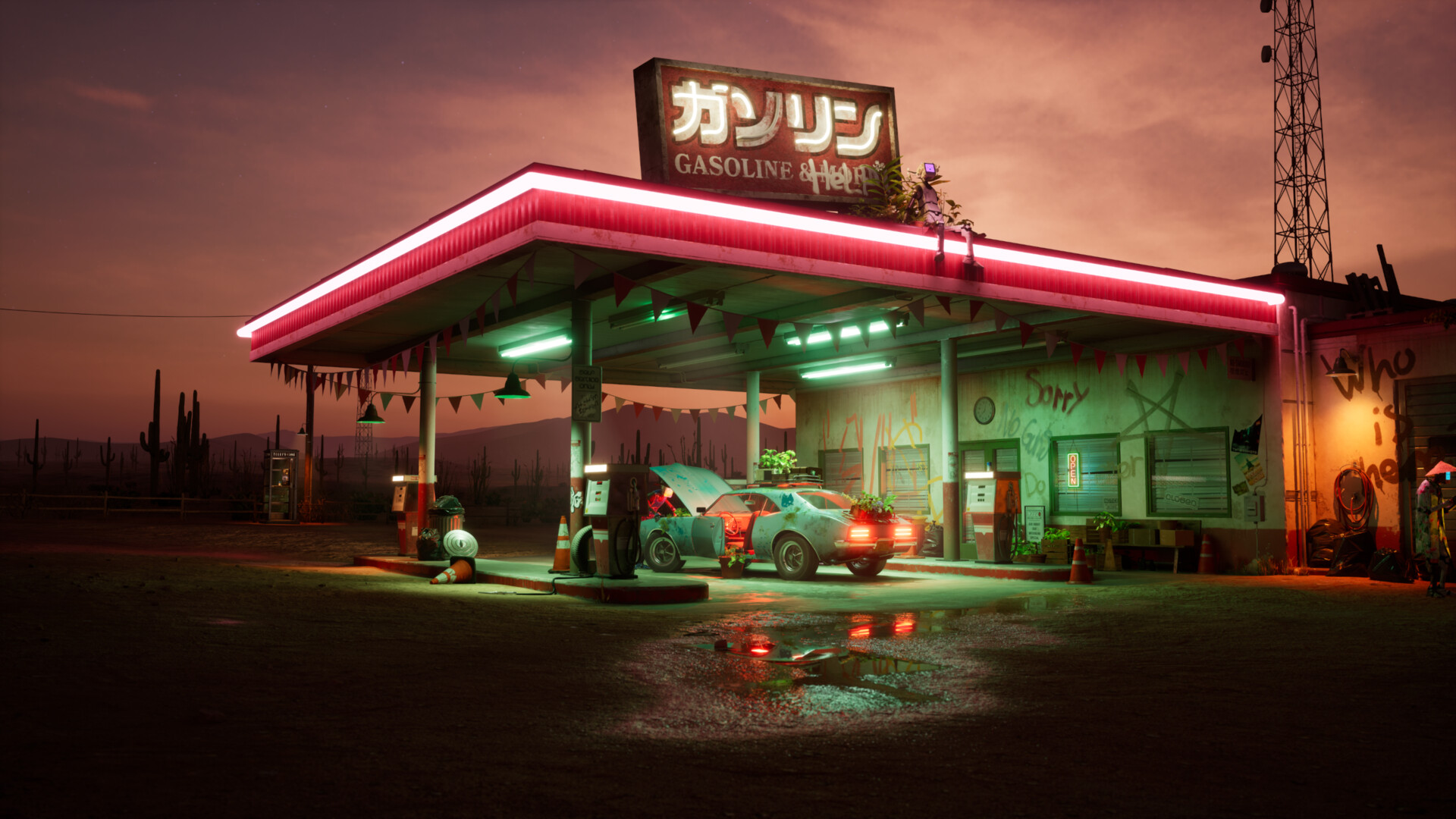 ArtStation - Roadtrip Break - Learning Showcase UE5