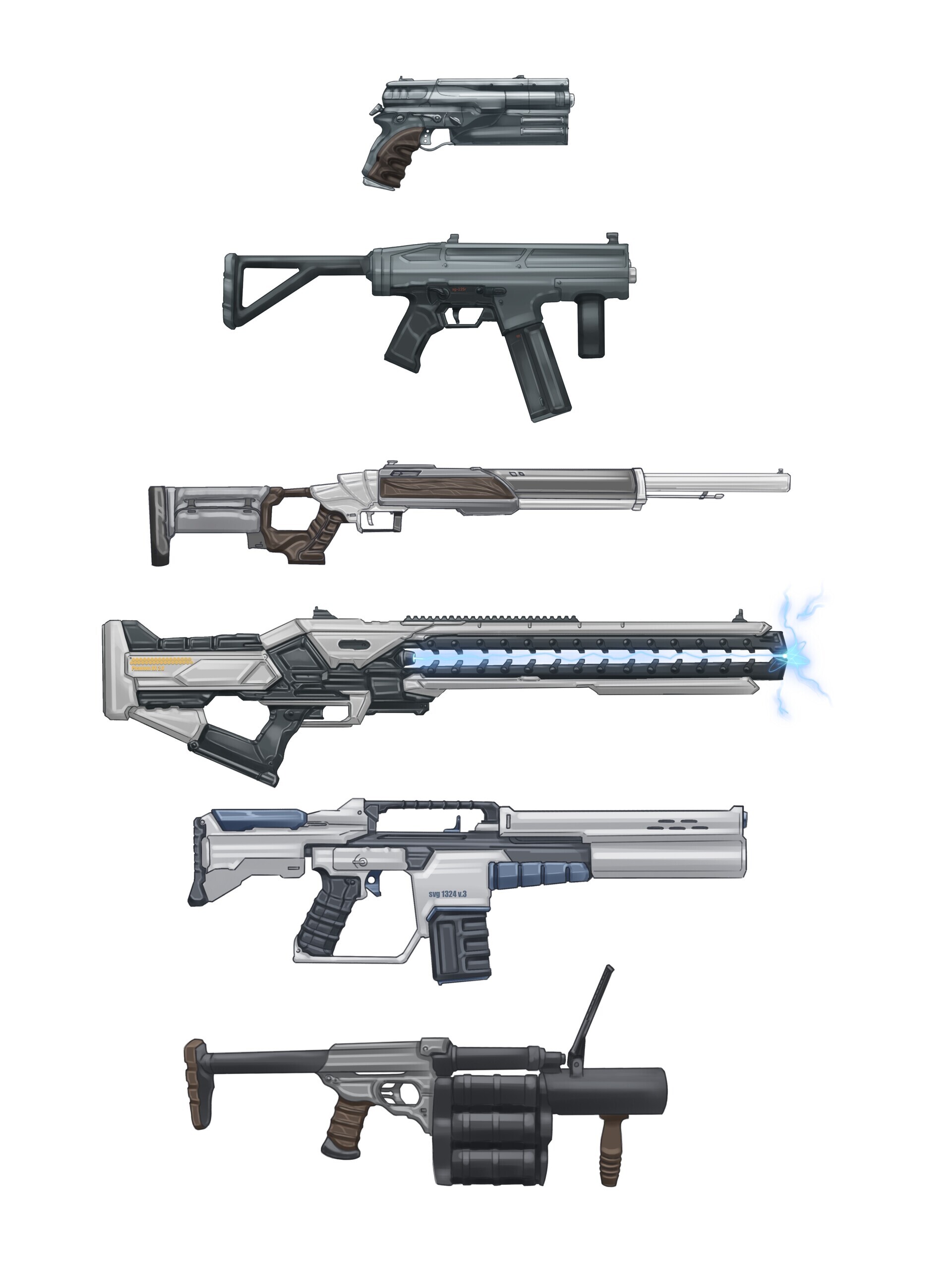 ArtStation - Character design and weapons