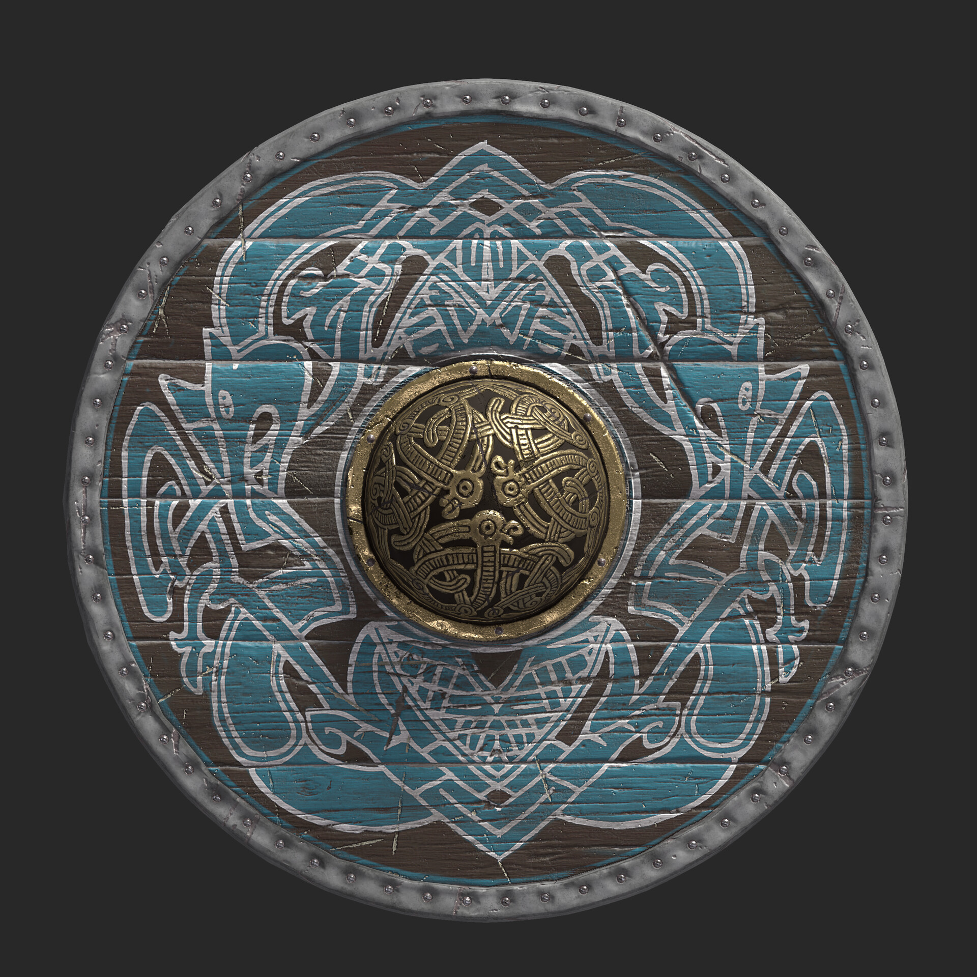 ArtStation - Viking style shield