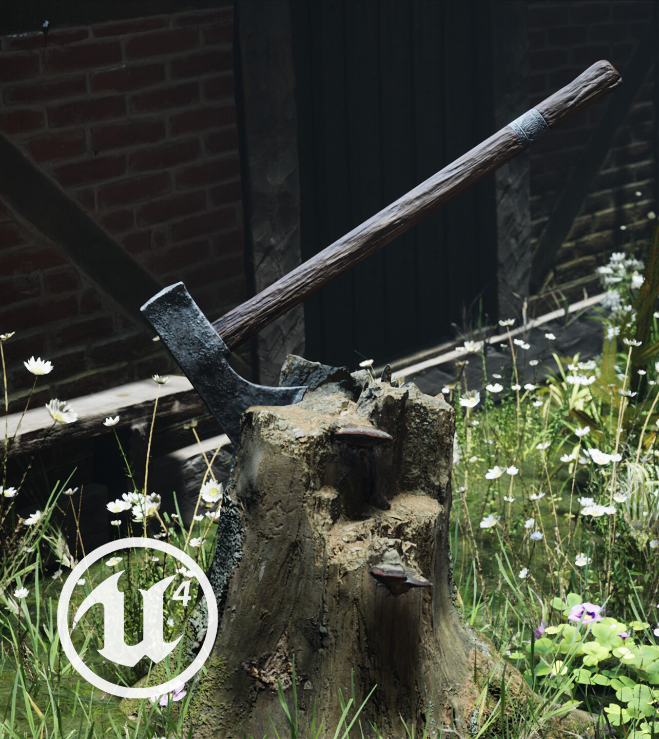 ArtStation - A Tartar Circassian axe scene in Unreal Engine
