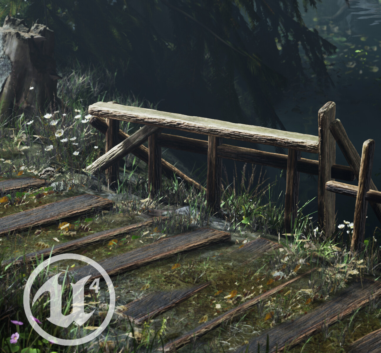 ArtStation - Plank kit scene in Unreal Engine