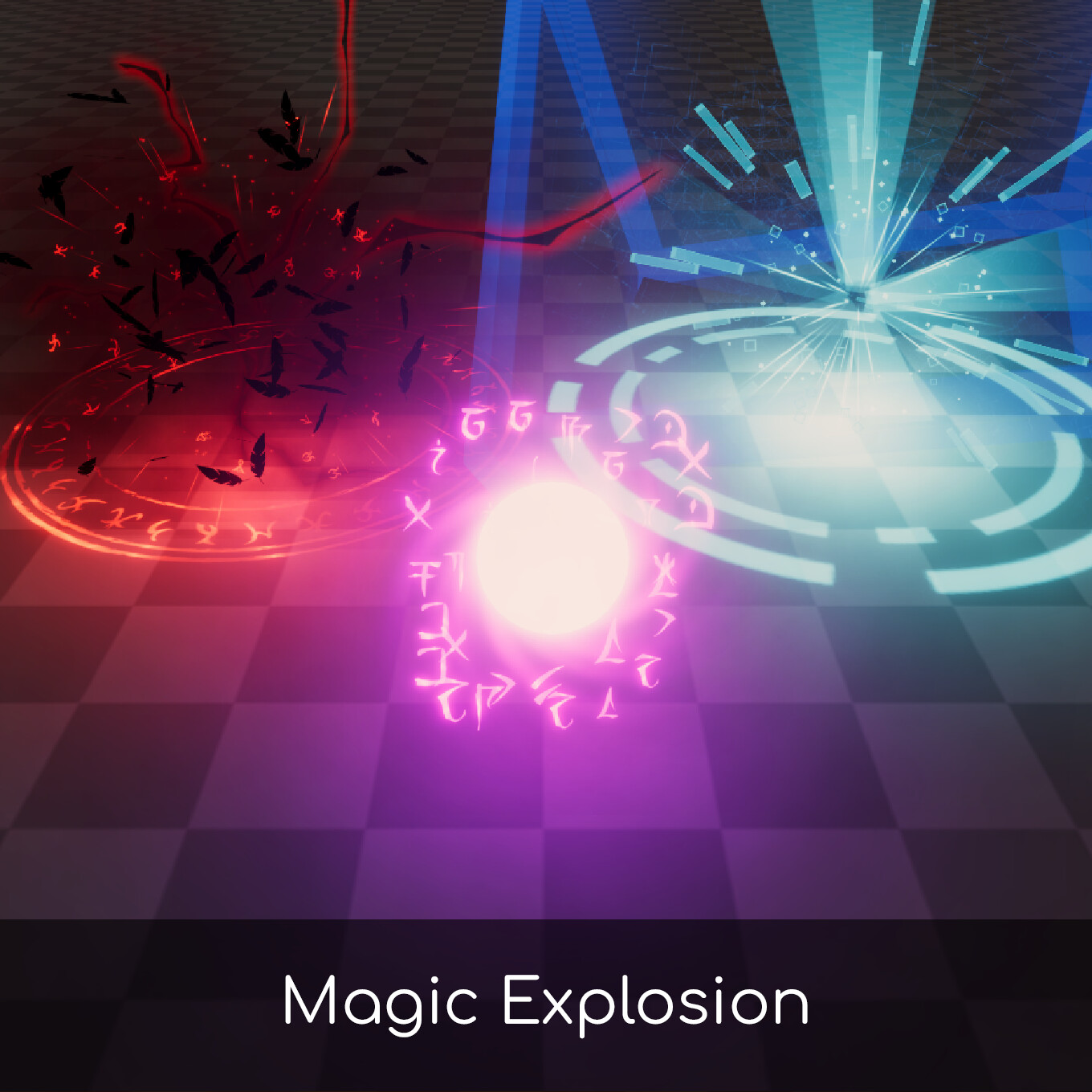 ArtStation - Magic Explosion - Room8 Test
