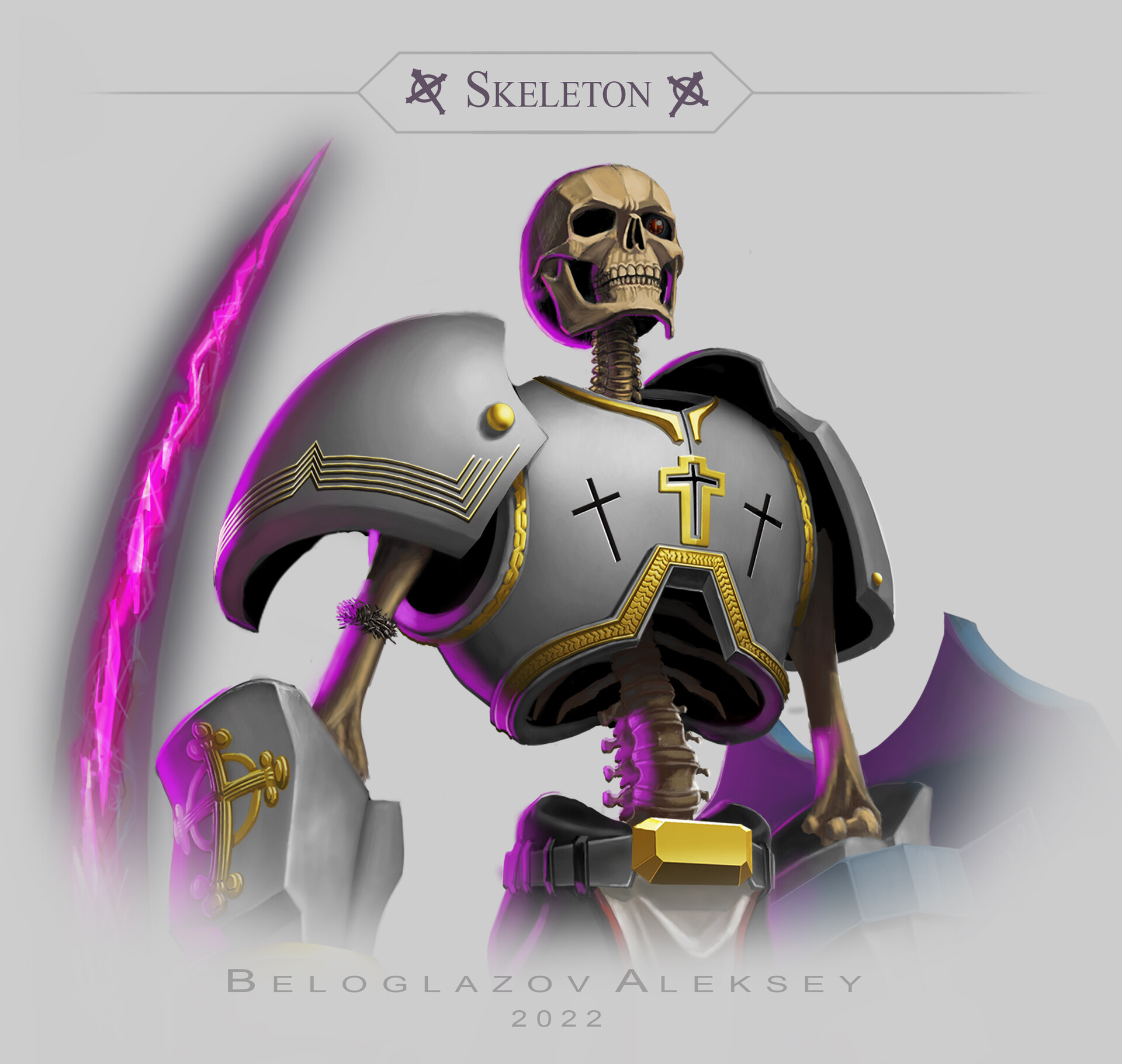 ArtStation - Cyber skeleton